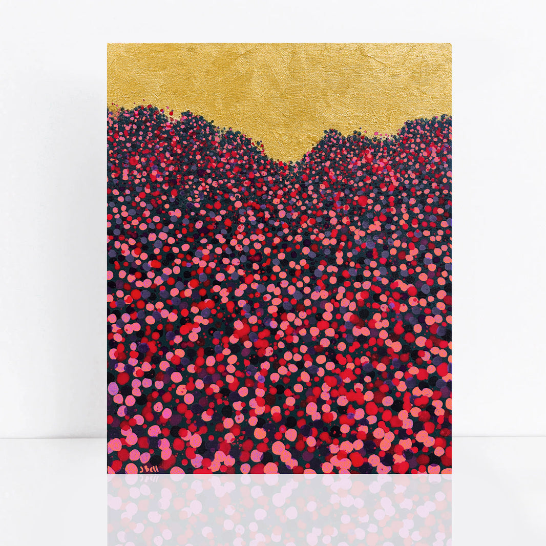 Artist Jennifer Bell contemporary abstract painting & paper weaving